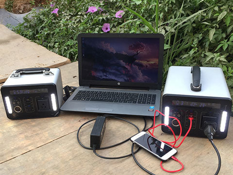 Portable AC/DC power supply makes outdoor emergency electricity more s ...